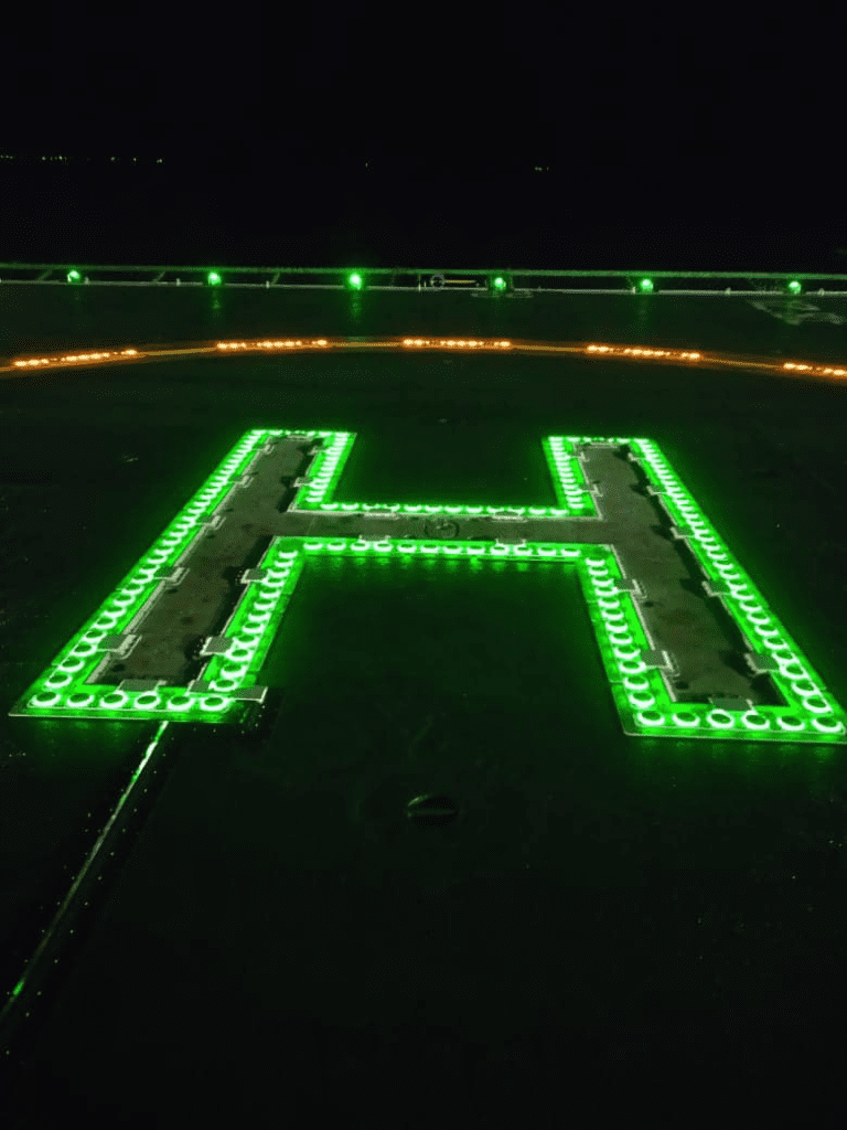 The Helideck Lighting Project – PSC Dubai